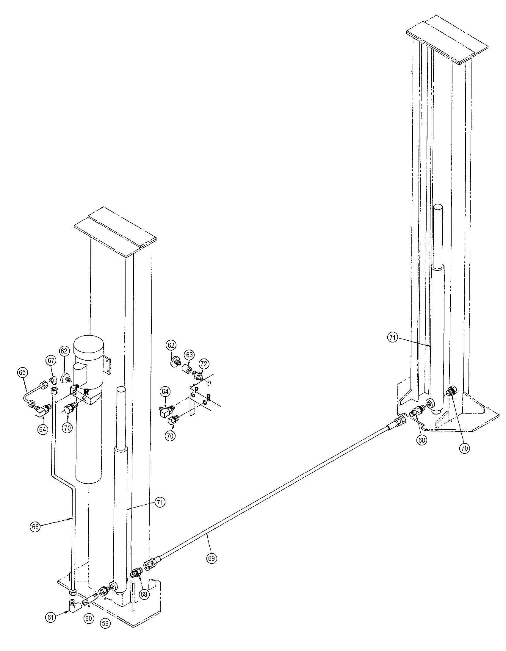 Parts for Ben Pearson LMP 7 Hydraulic System | SVI International, Inc.