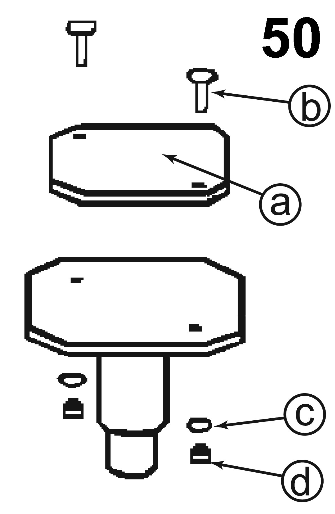 Parts for Forward Lifts 10000A2 Swivel Pad Adapter | SVI International ...