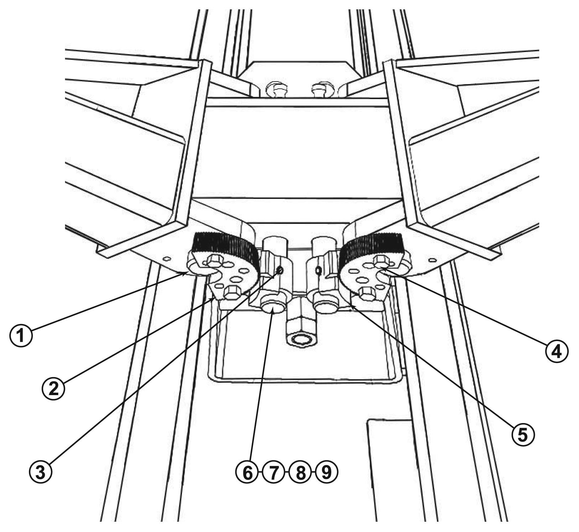 Parts for Forward Lifts Raptor by Hanmecson Arm Restraint Detail | SVI ...
