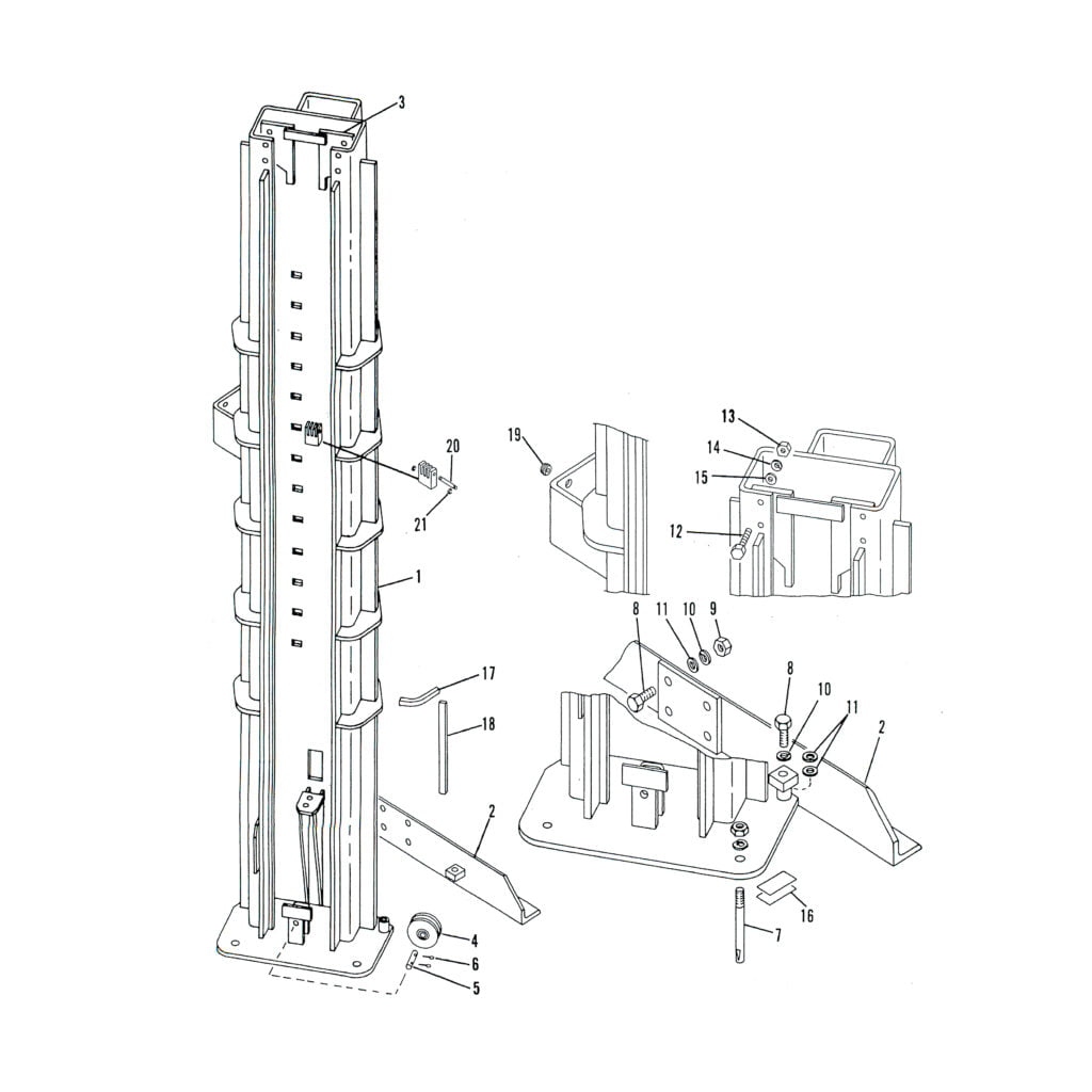 Parts for Manitowoc Lifts MLT-8000 Column Drive Side | SVI ...