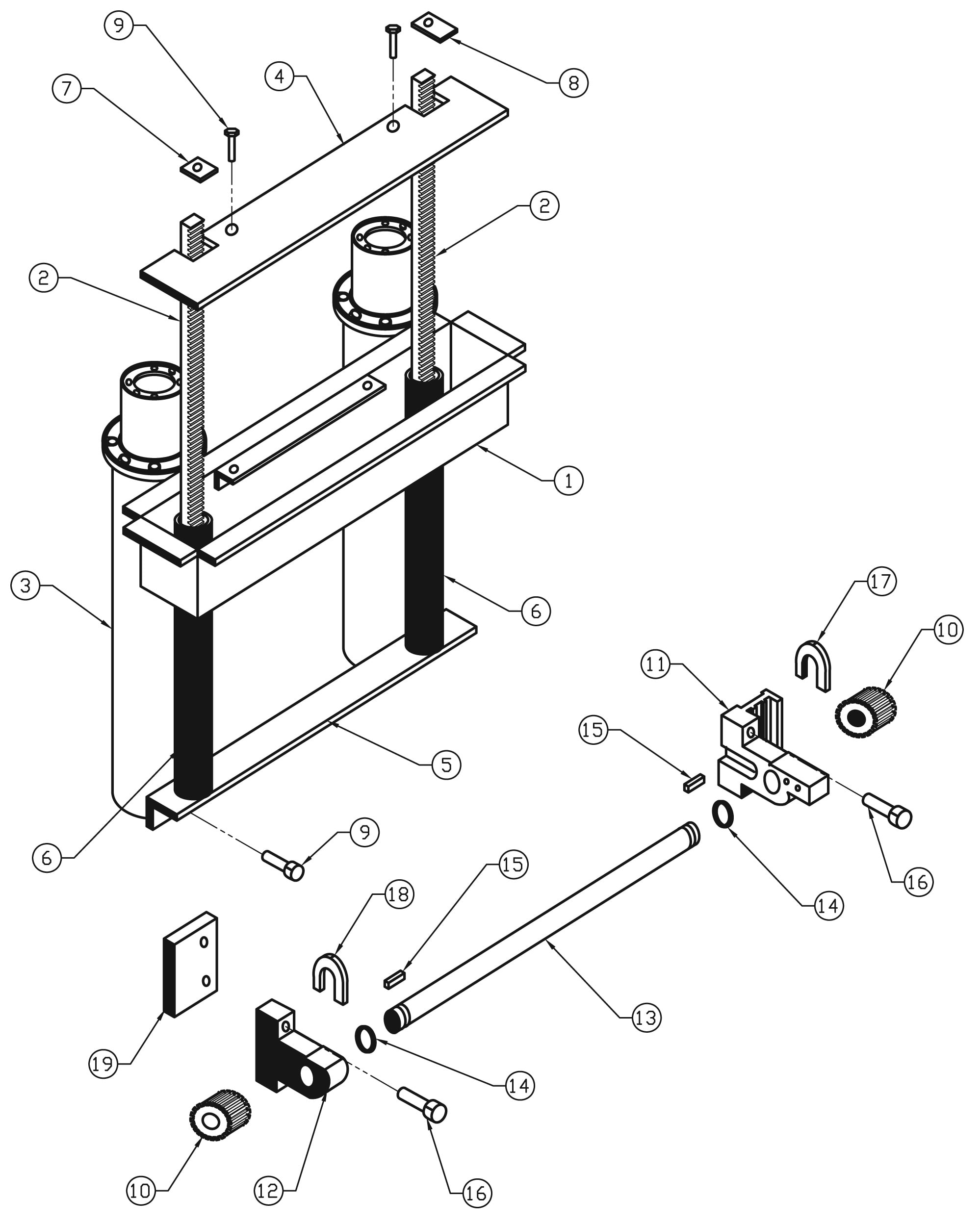 Parts for Rotary DTRP28H | SVI International, Inc.