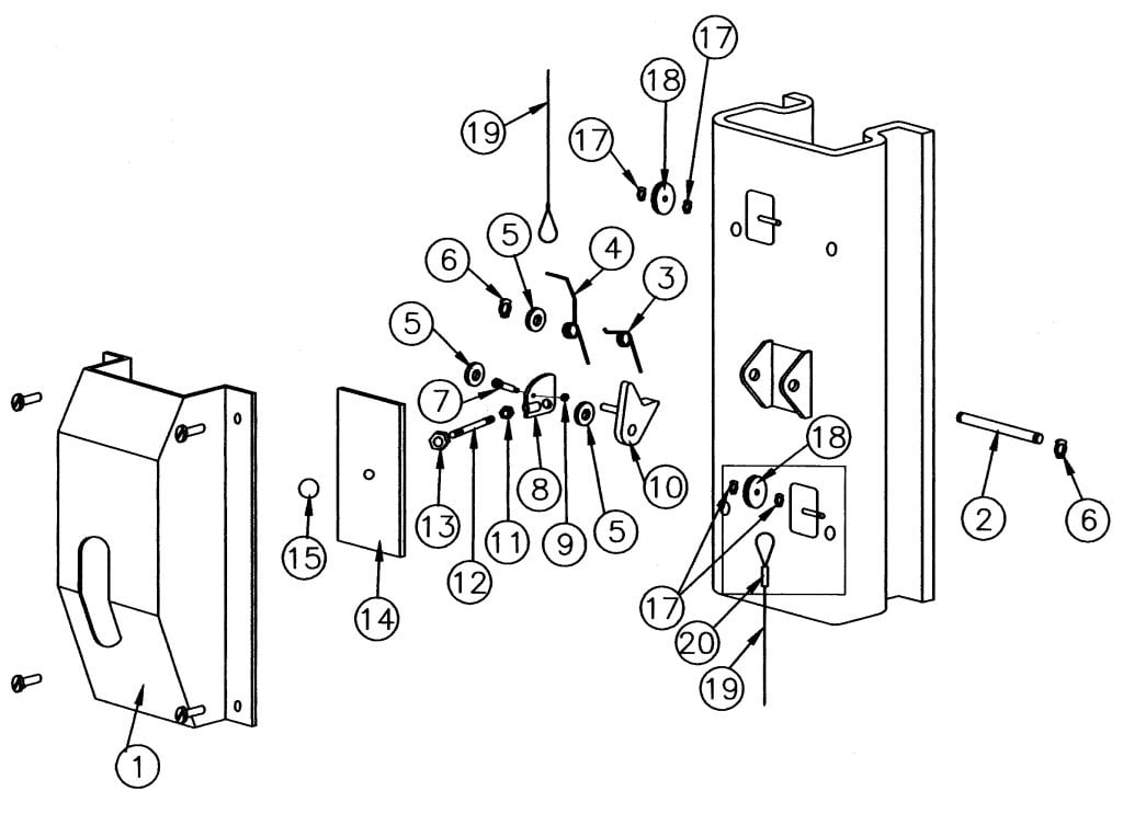 Parts for Rotary SPO10 Lock Detail | SVI International, Inc.