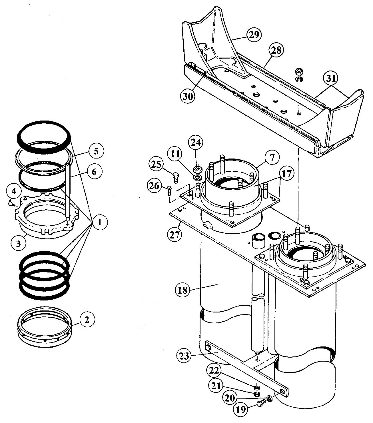 Parts for Weaver MC-307 Stationary Models | SVI International, Inc.