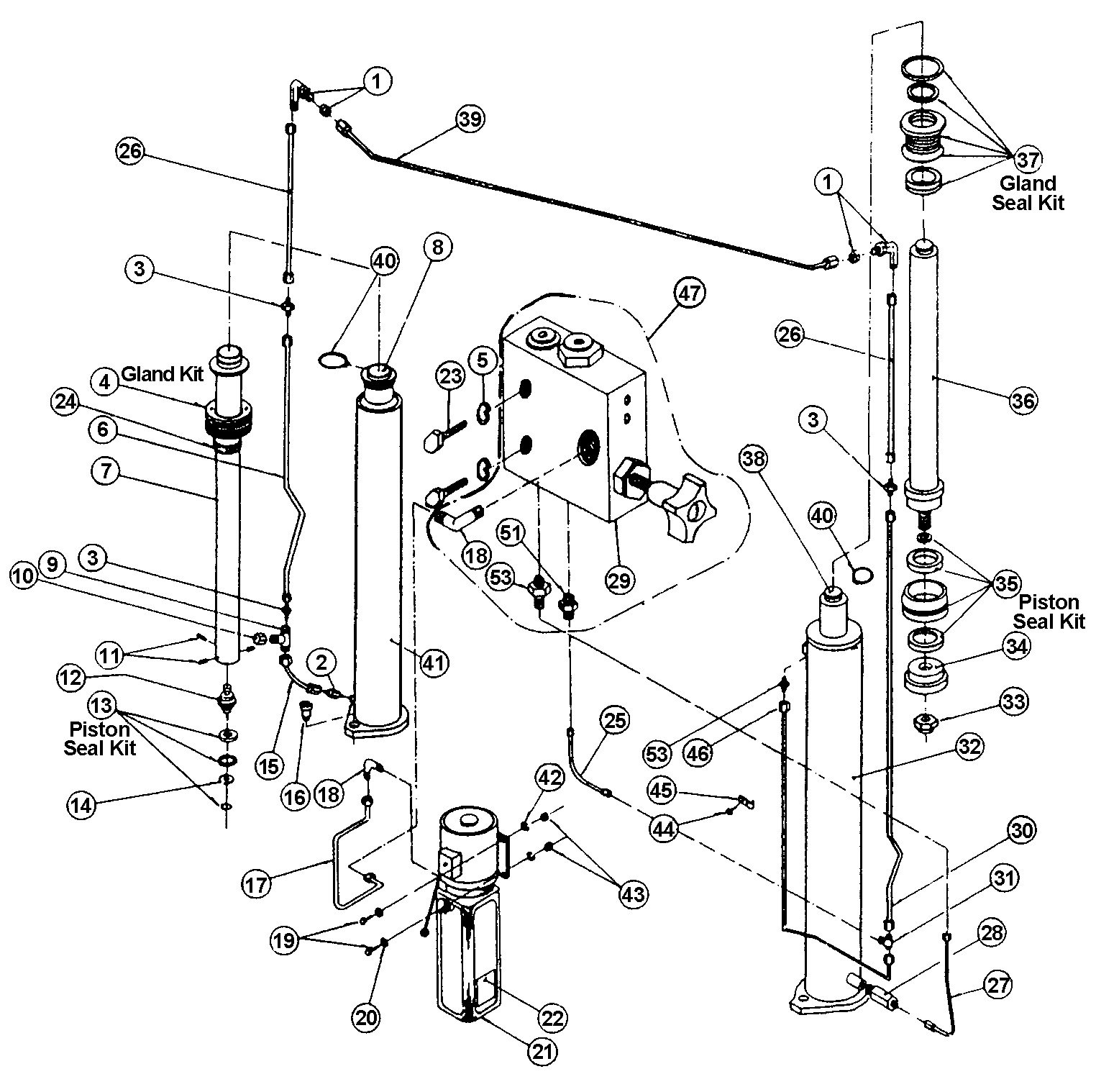 Hydraulic Cylinder Parts Breakdown