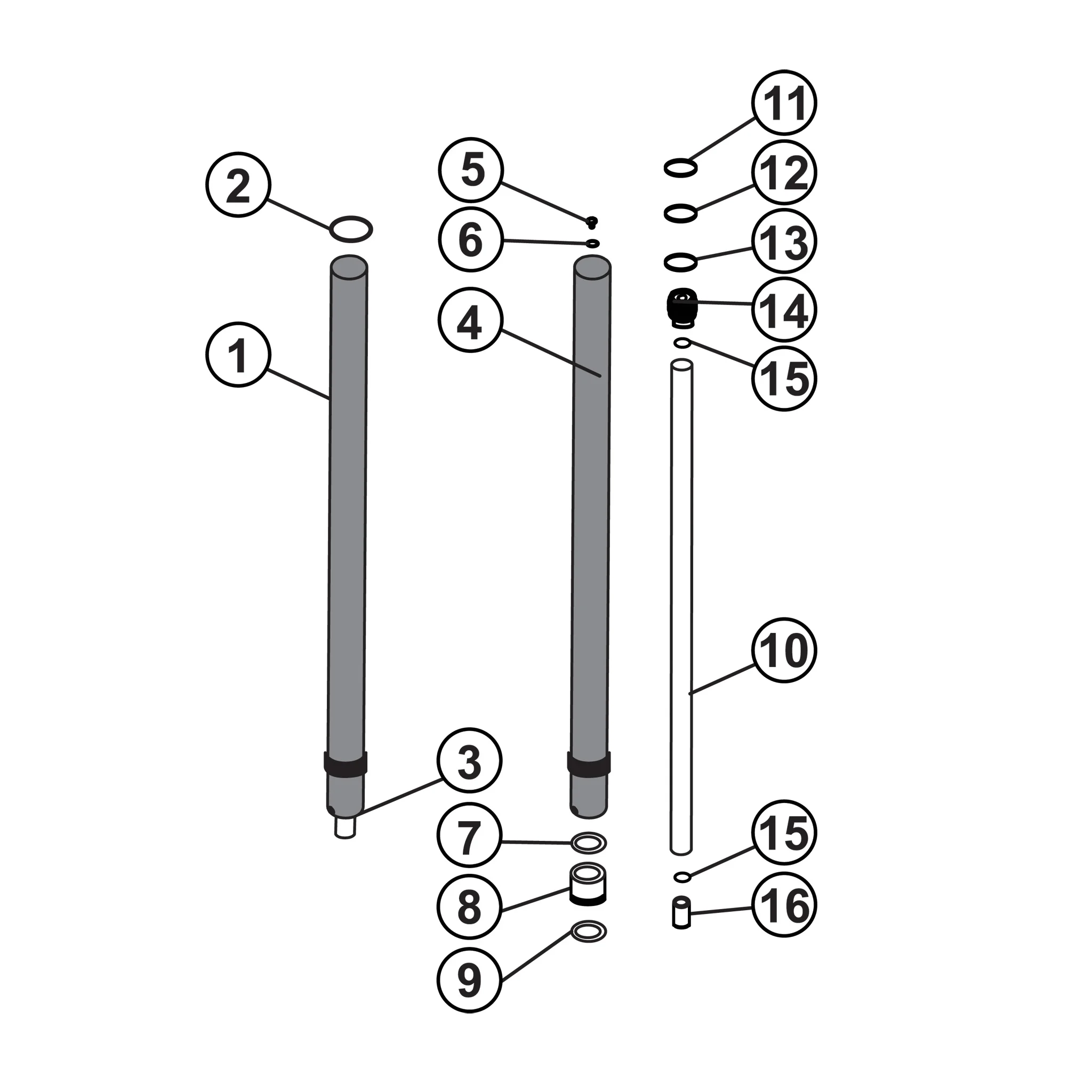 Hydraulic Cylinder Parts Breakdown