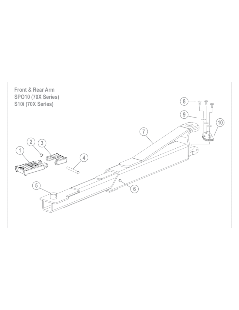Parts For Rotary SPO10 700 Series (Arms) | SVI International, Inc.